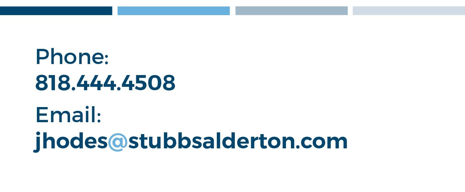 Jonathan Hodes - Stubbs Alderton & Markiles, LLP